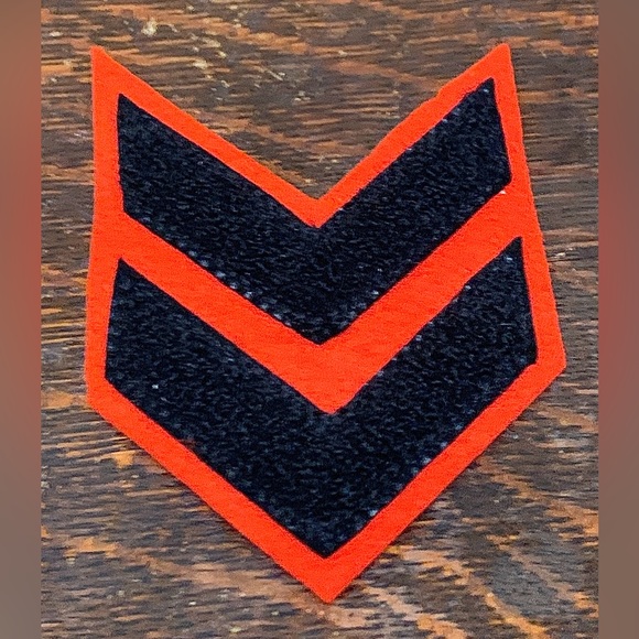 Other | 195s Vintage Orange Black Double Chevron Pattern High School ...